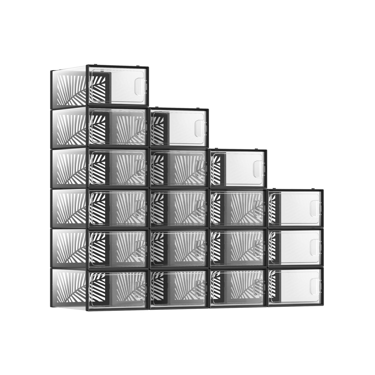 Opbevaringsbokse - 18 stk skokasser - opbevaringskasser til sko ...